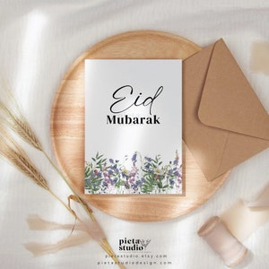 Eid Al Fitr Card, Eid Cards Template, Eid Mubarak Cards Printable ...