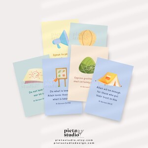 Flash Cards Quran, Islamic Affirmation Cards, Positive Affirmations ...