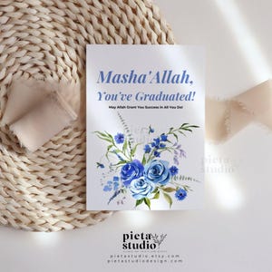 Islamic Graduation Card, Islamic Greeting Cards, Graduation Mubarak ...