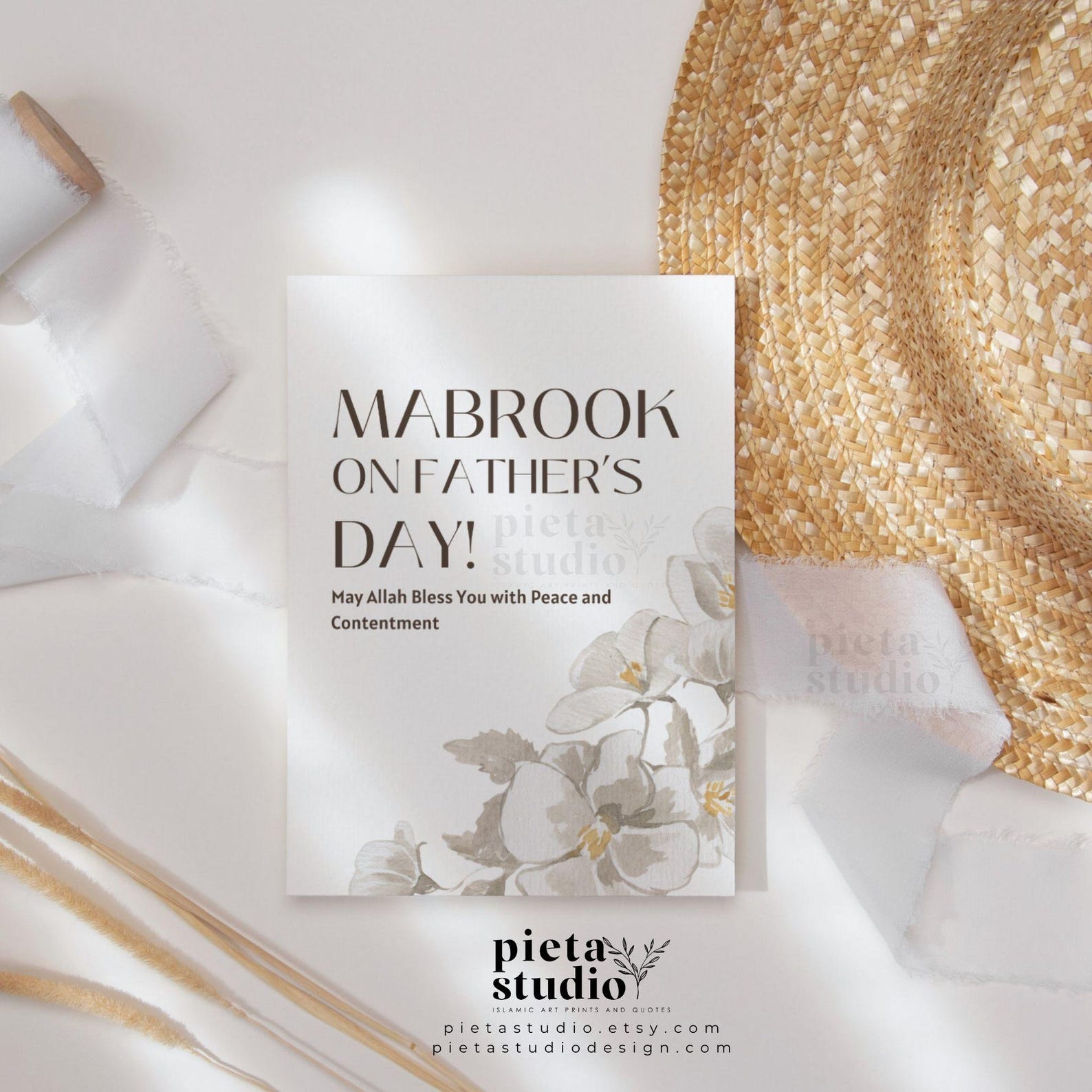Islamic Fathers Day Card, Islamic Greeting Cards, Make Your Own Father ...