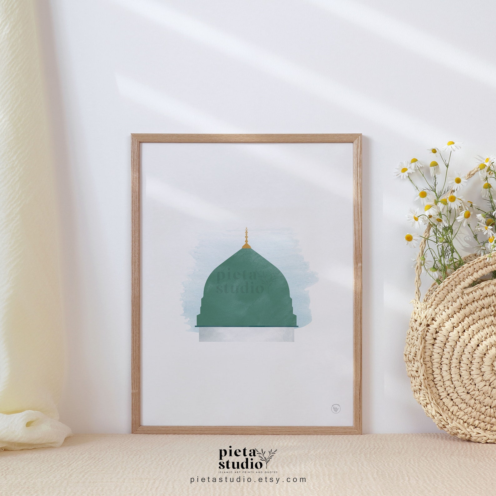 Masjid Nabawi Poster Digital Download, Medina Mosque Print, Medina ...