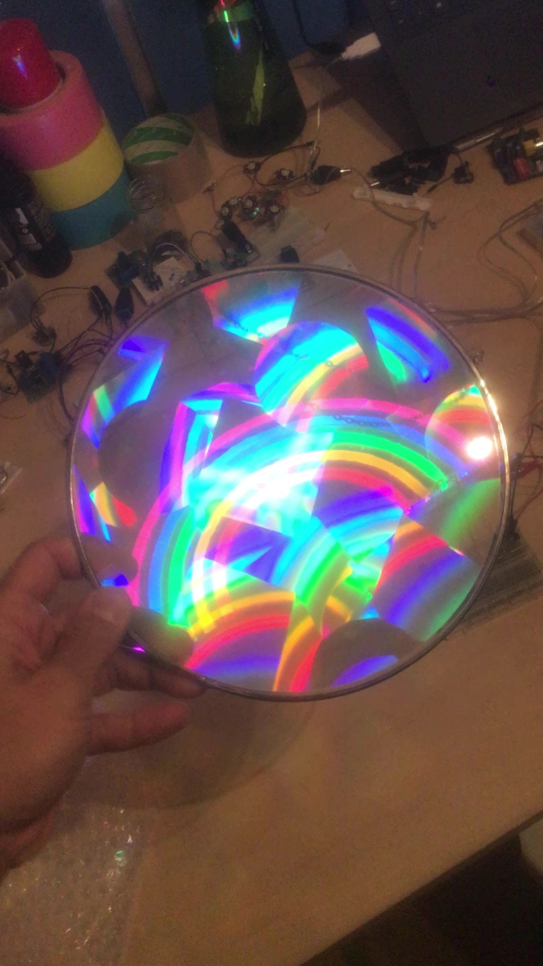 Niji Transparent Prism Disk _ for Niji Rainbow Flashing Machine - Etsy