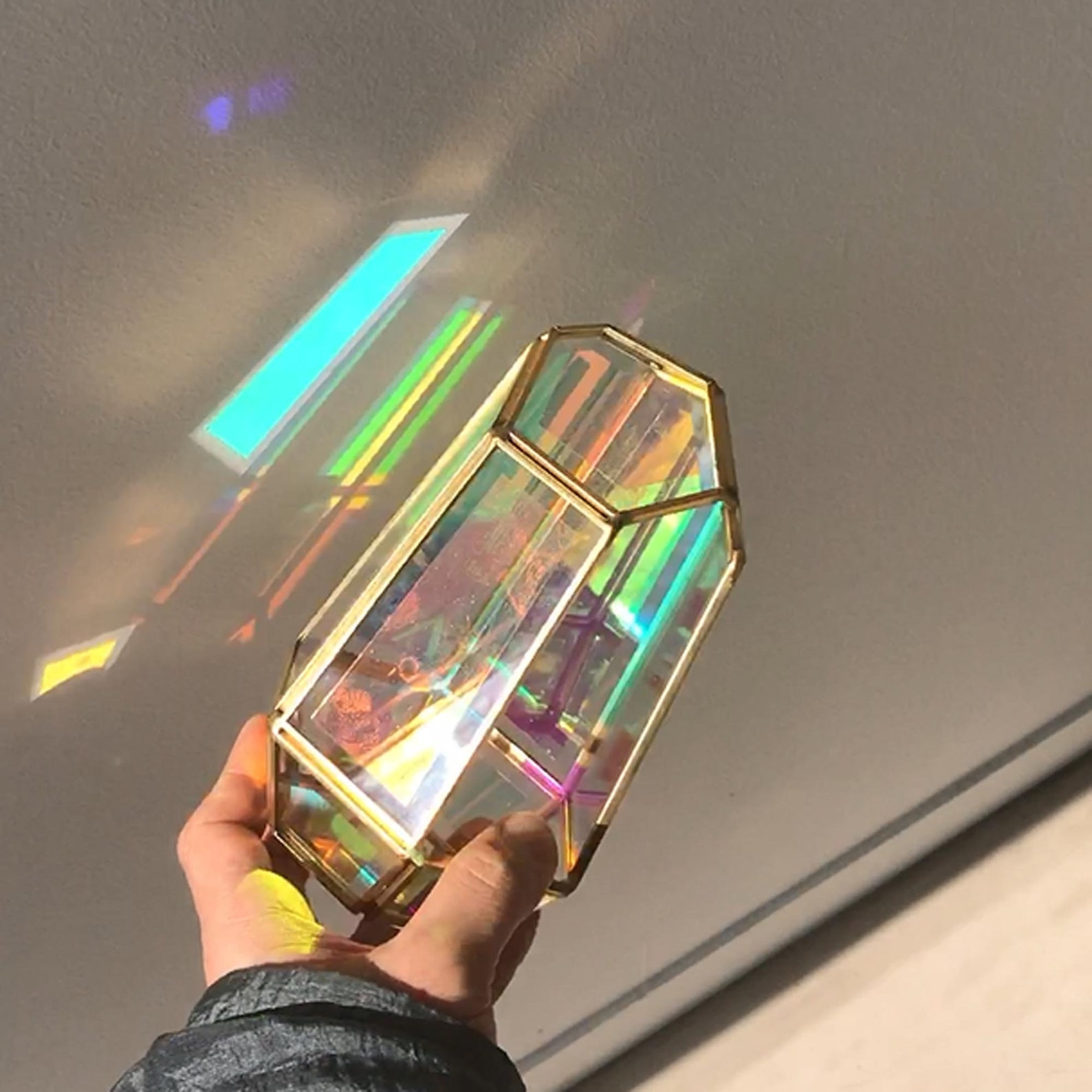 Niji Crystal Dichroic Size Mlblack Frame Size Sgold - Etsy