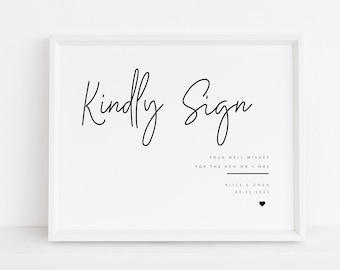 Kindly Sign - Etsy