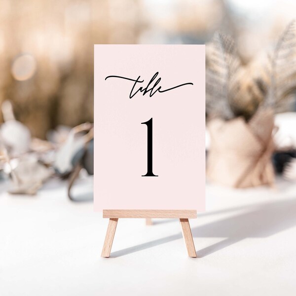 5x7 Table Numbers - Etsy