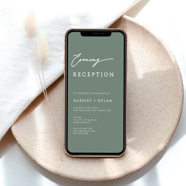 Reception Invitation - Etsy