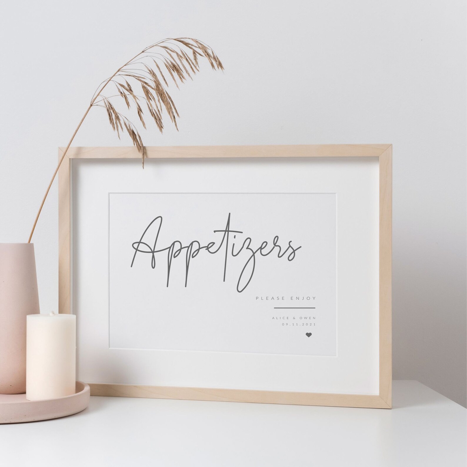 Grey Appetizers Sign. Wedding Appetizers, Bridal Shower Food, Wedding ...