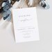 Elegant Grey Wedding Reception Party Invitation Template, Wedding ...