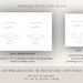 Elegant Grey Wedding Reception Party Invitation Template, Wedding ...