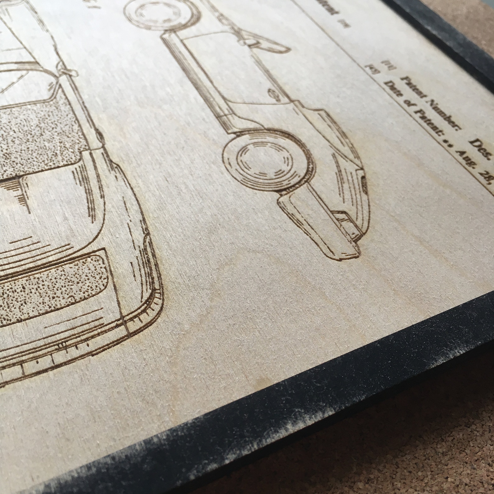 PORSCHE 911 PATENT Wood Wall Art / Personalised Gift for Man - Etsy