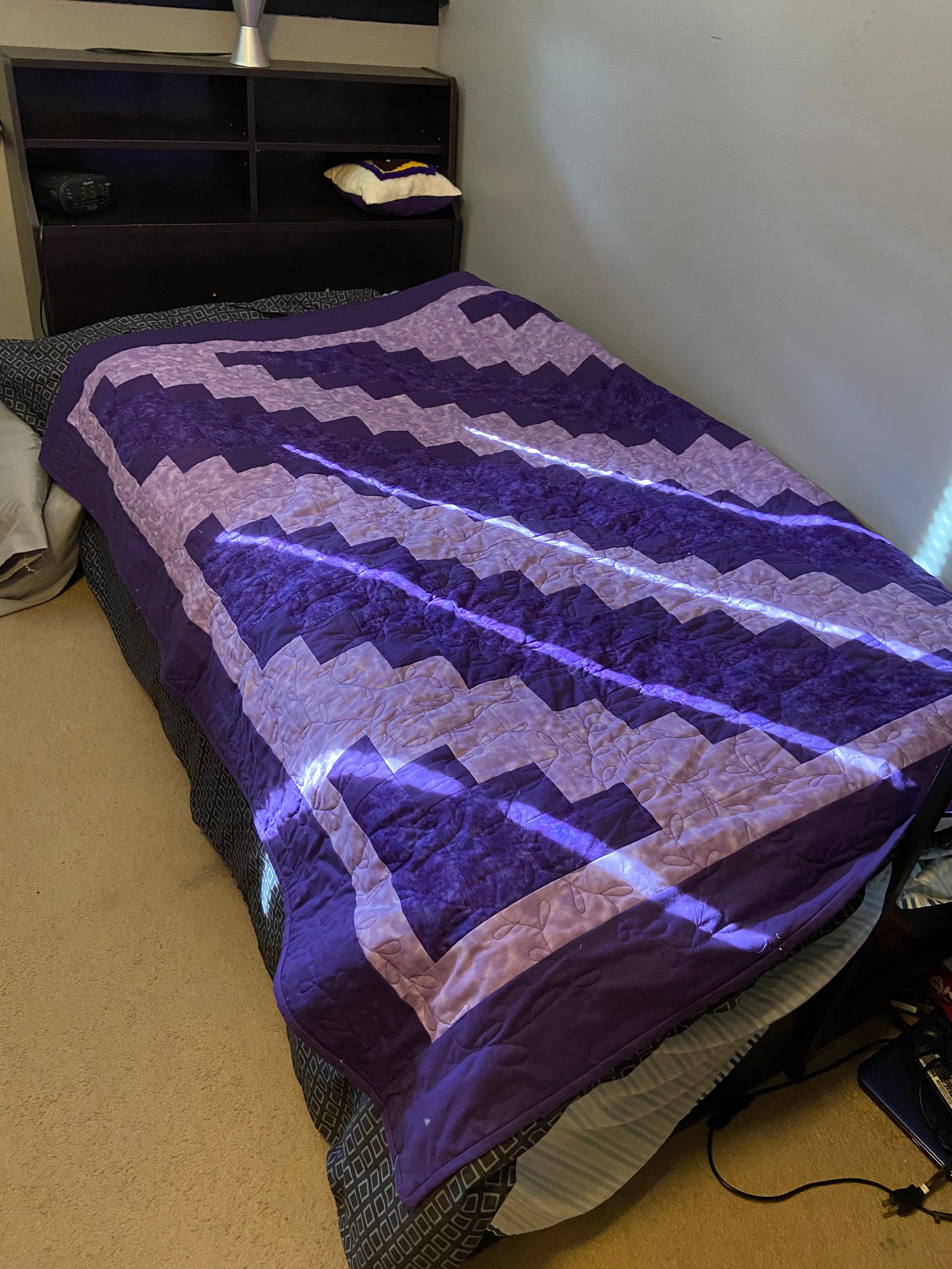 Purple Diagonal Stacking Blocks - Etsy