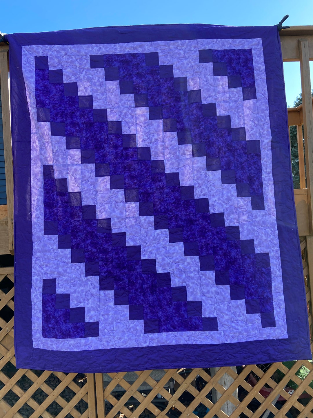 Purple Diagonal Stacking Blocks - Etsy