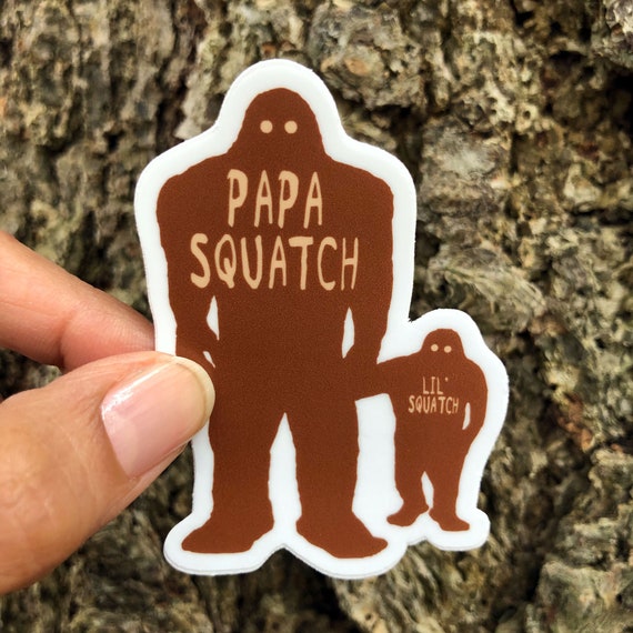 Lil' Squatch Sticker | Etsy