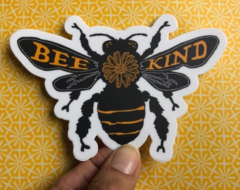 Bee Kind Sticker - Etsy