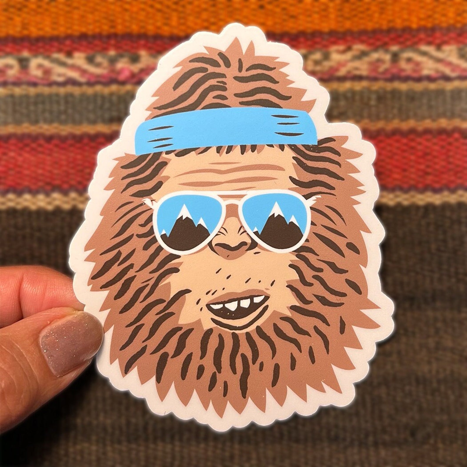 Squatch Mountain Sticker - Etsy