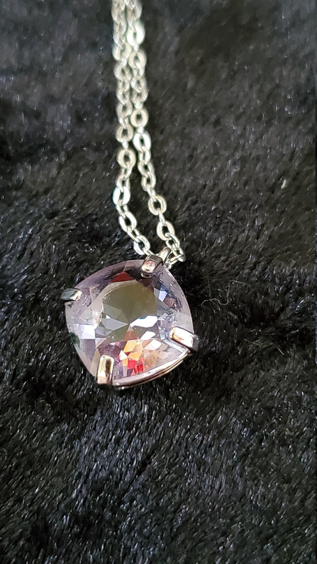 Swarovski Touchstone Crystal Necklace, Swan Hallmark - Etsy