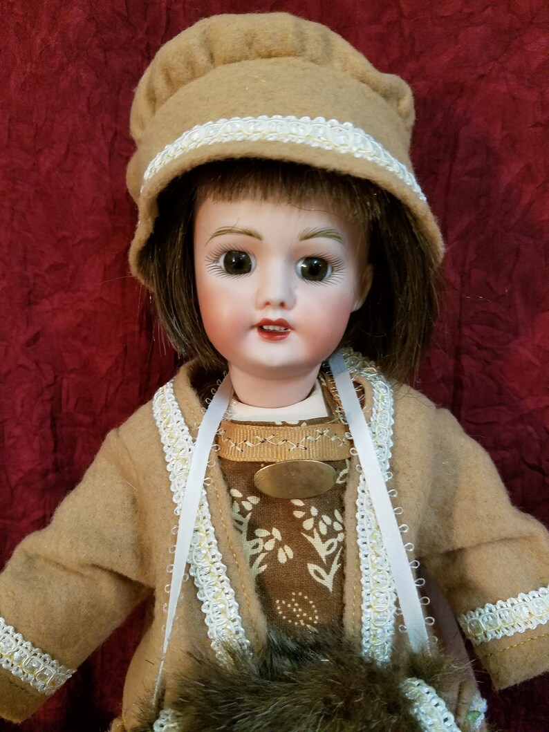 Bleuette Antique Reproduction Torpedo Coat Hat Muff and Robe - Etsy