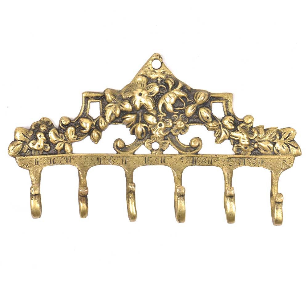 Victorian Floral Brass Hooks / Vintage Wall Hooks Hangers/ - Etsy