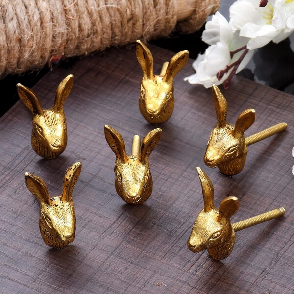 Rabbit Knobs - Etsy