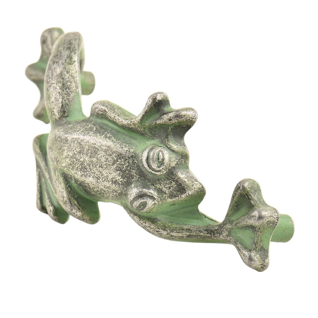 6 Pieces Frog Figurine Antique Decorative Designer Artistic Frog Drawer ...