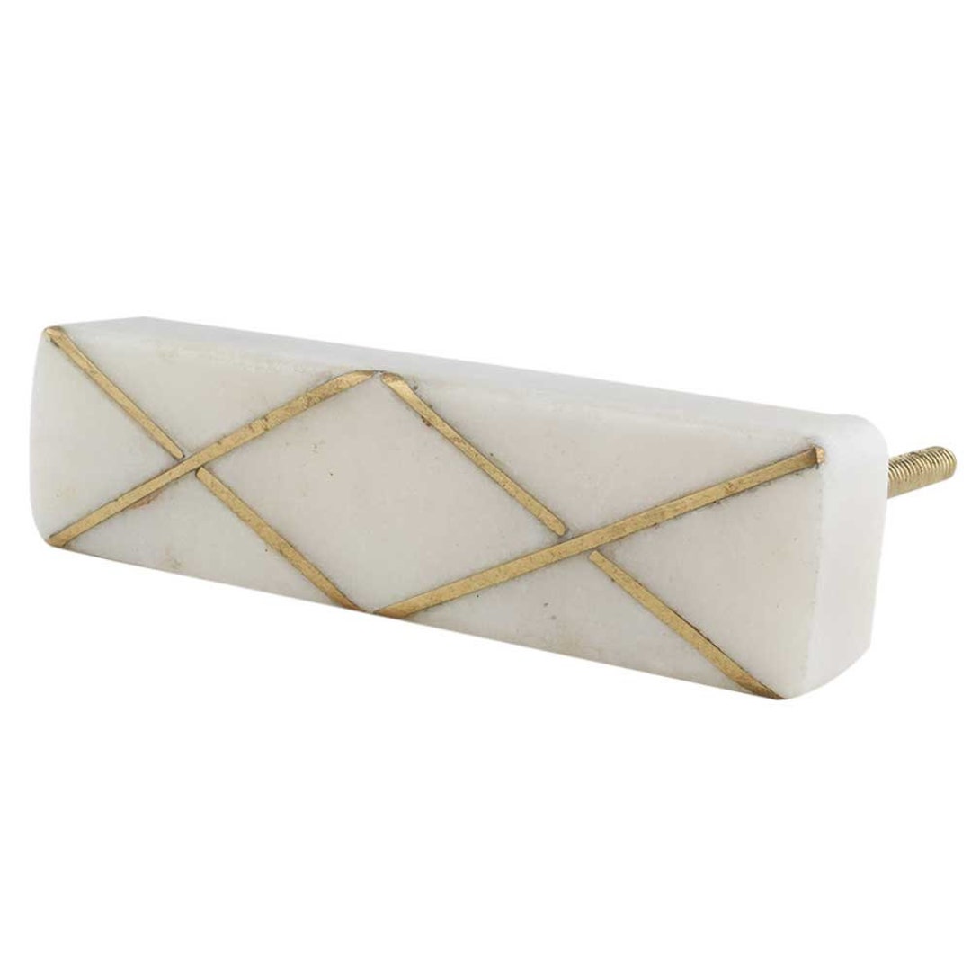 Handmade White Stone Vintage Door Drawer Handles Decorative Handcrafted ...