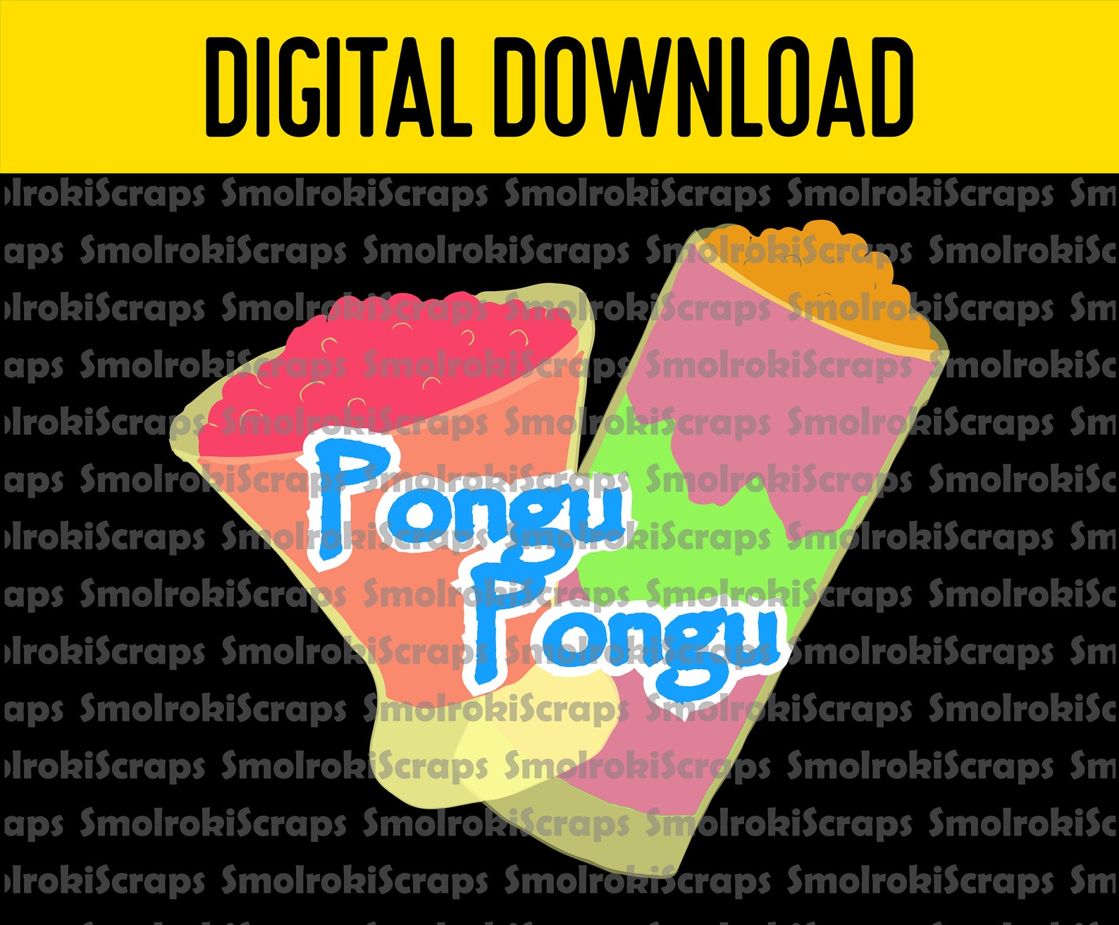 Pongu Pongu Drink Title SVG - Etsy