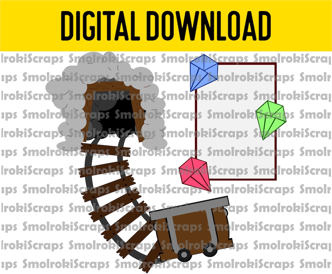 Mine Train Layout SVG - Etsy