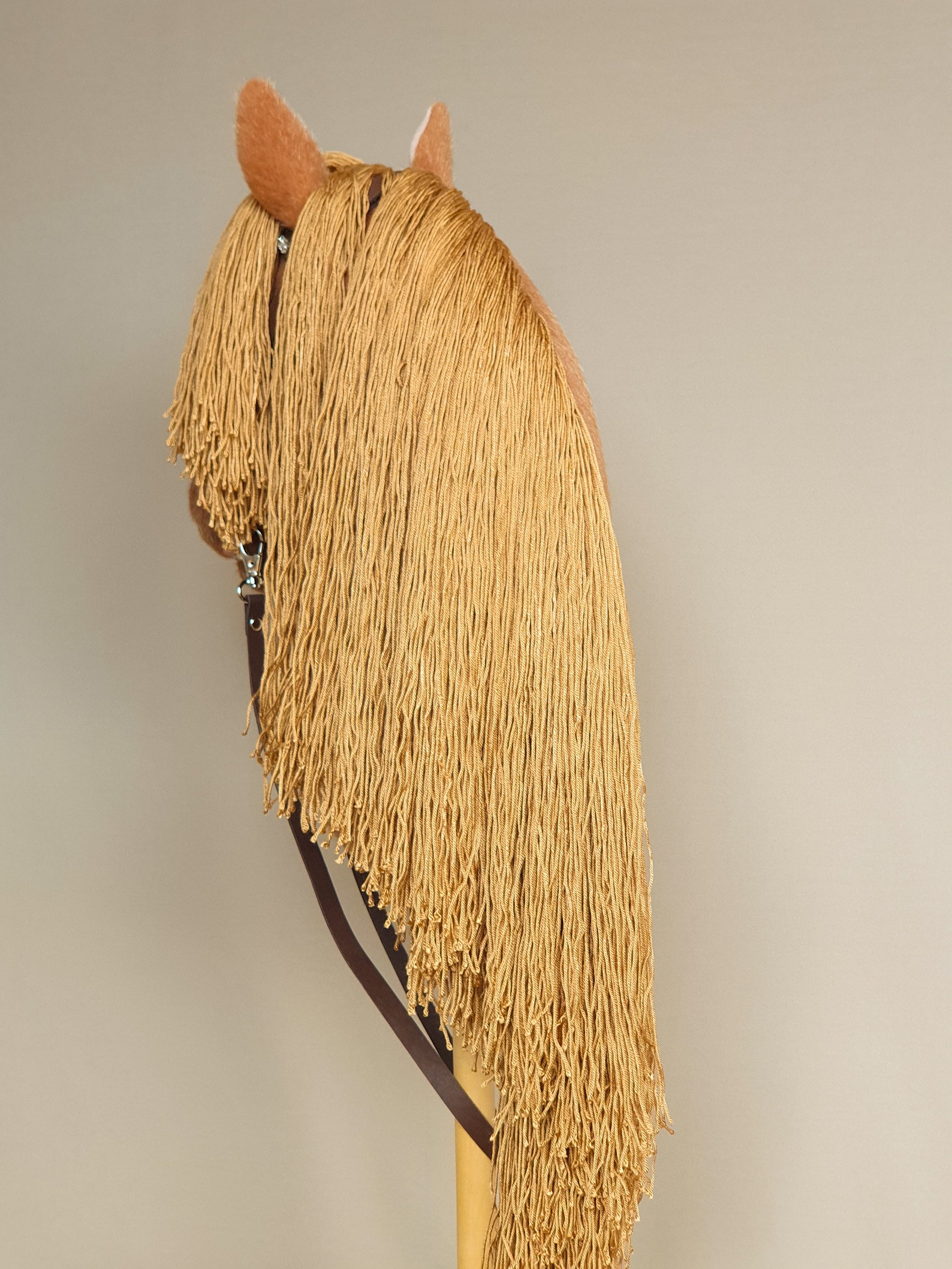 Chestnut hobby horse with thin irregular blaze for hobby | Etsy