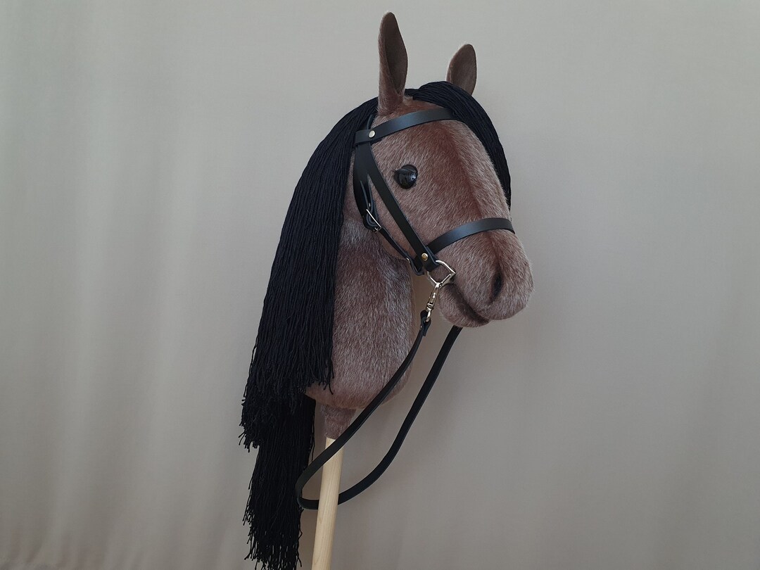 Dark Bay Hobby Horse + BONUS Box for Hobby Horsing Outdoor Play, Gift ...