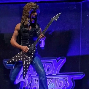 Randy Rhoads Tribute 12 Inch Figure Hand Painted Resin 1/6 Scale ...