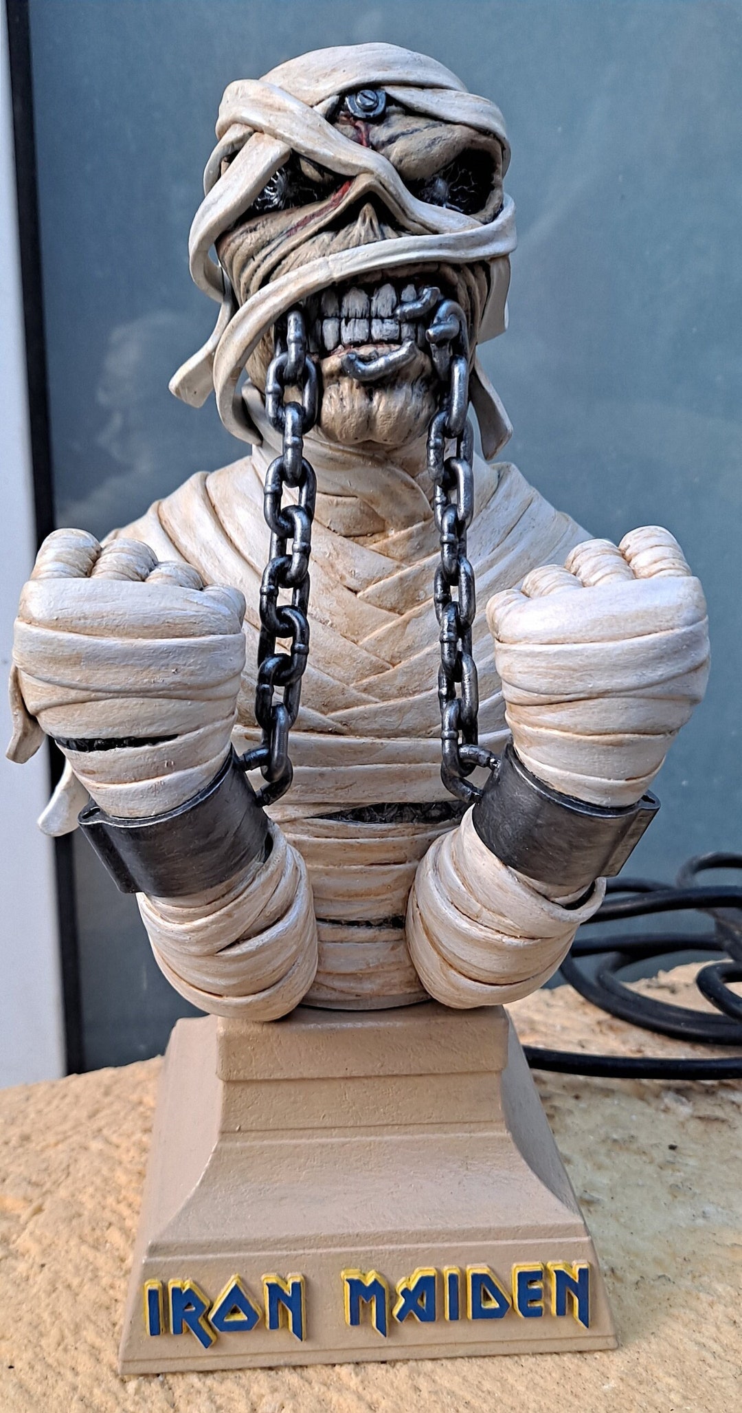 Iron Maiden Custom Eddie World Slavery Tour Figure, Bust, Statue ...