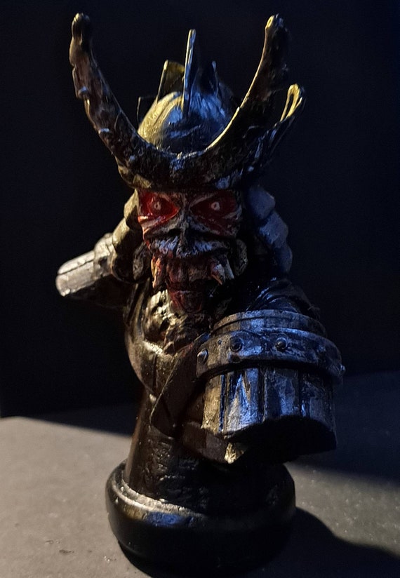 Iron Maiden Eddie Senjutsu Samurai Warrior Figure Bust | Etsy