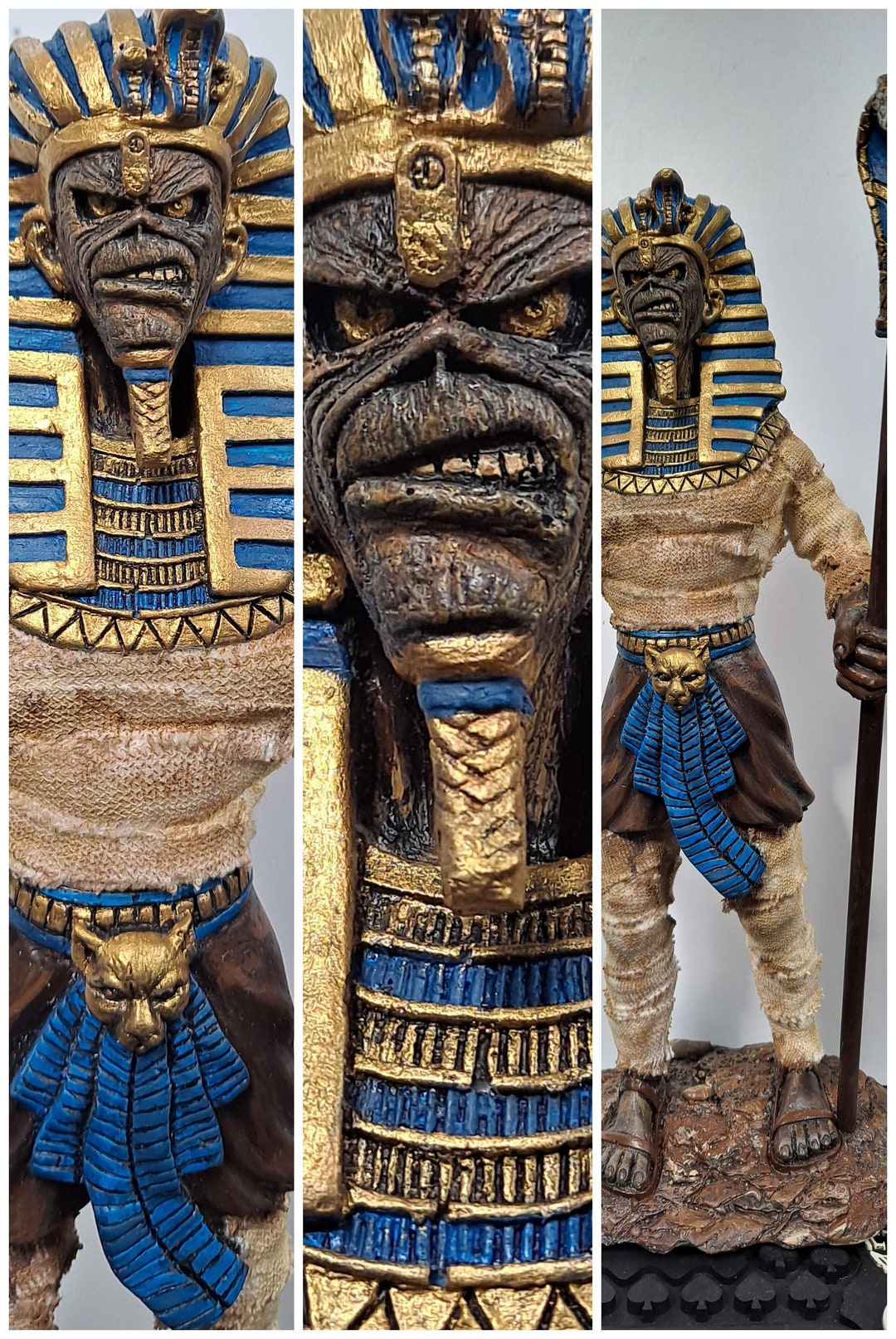 Iron Maiden Eddie Figure Custom Made to Order Powerslave - Etsy