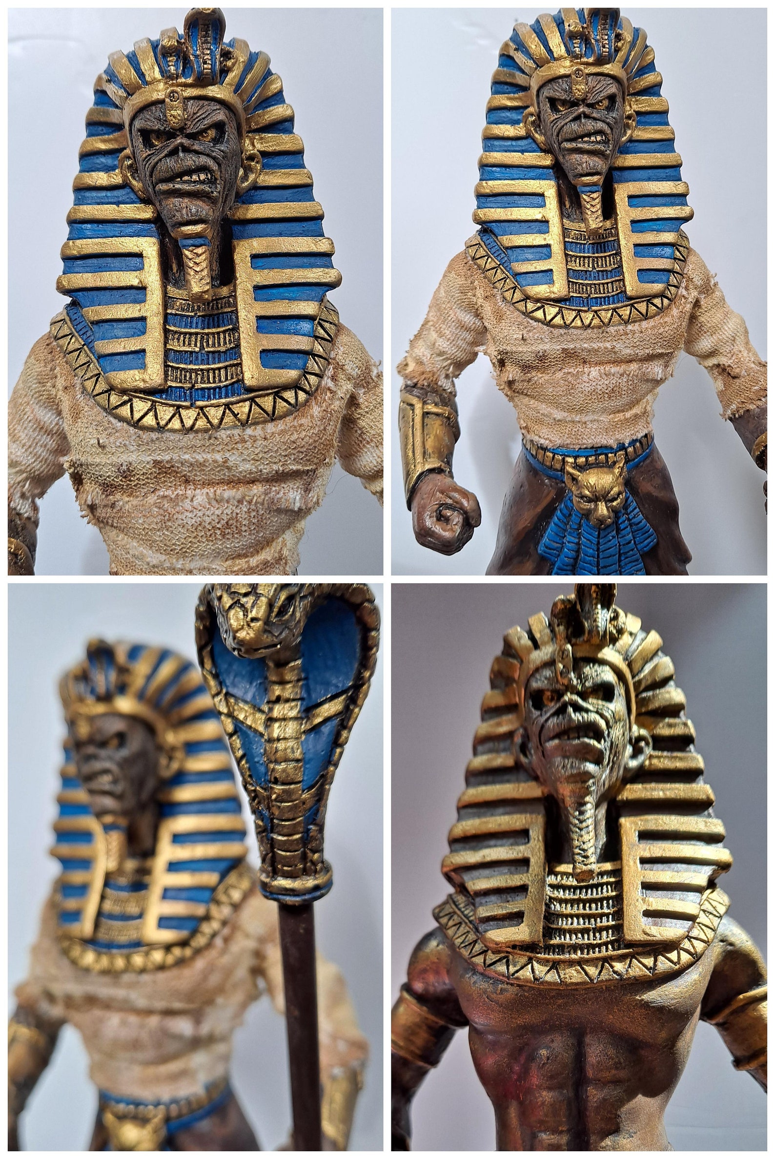 Iron Maiden Eddie Figure Custom Made to Order Powerslave - Etsy