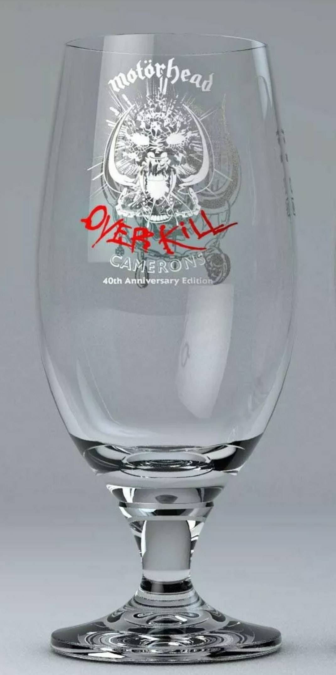 Motorhead Overkill Beer 40th Anniversary Glass and Collectable - Etsy ...