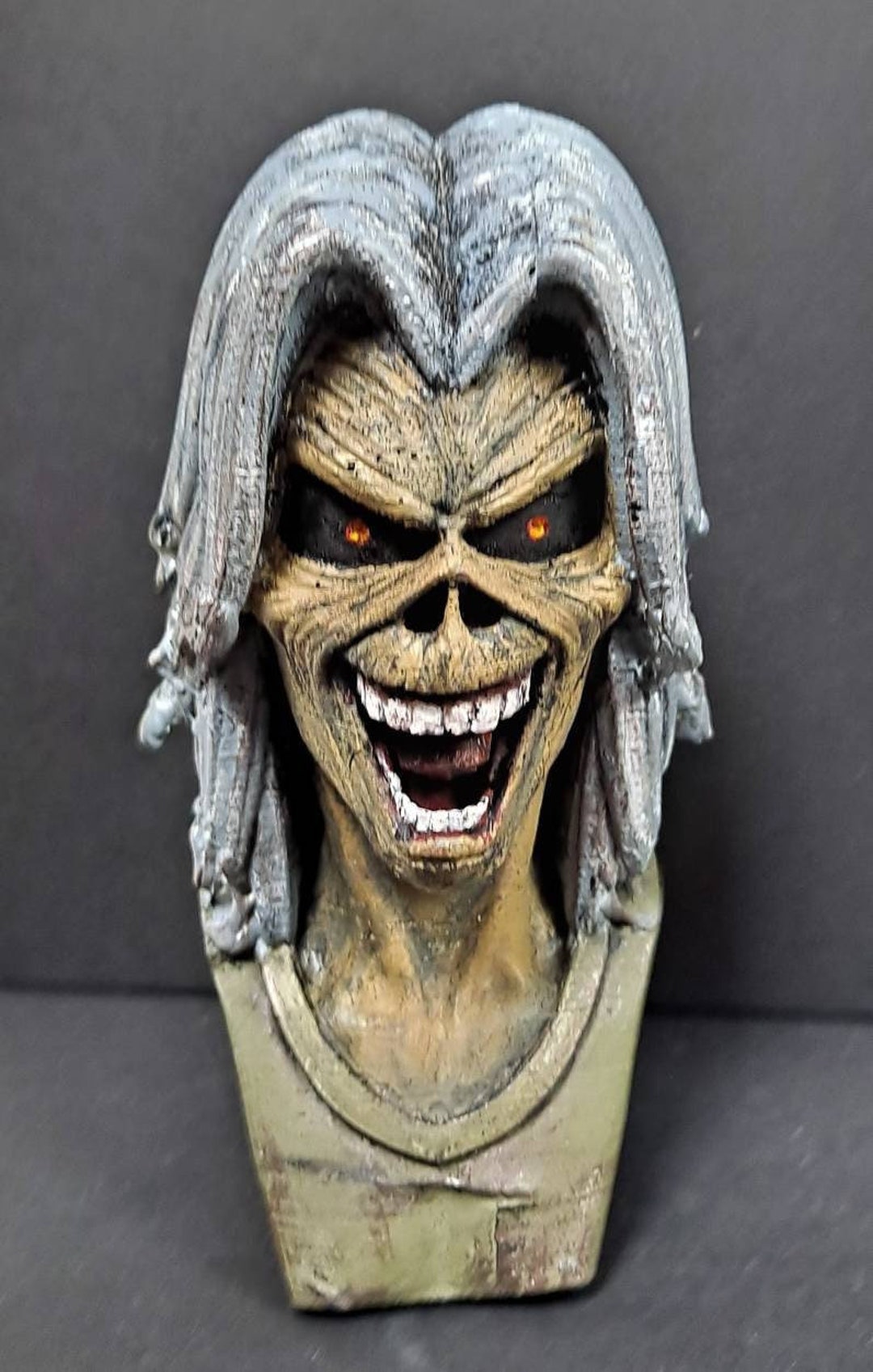 Iron Maiden Eddie Figure, Bust, Statue, Figurine. Approx 6" High ...