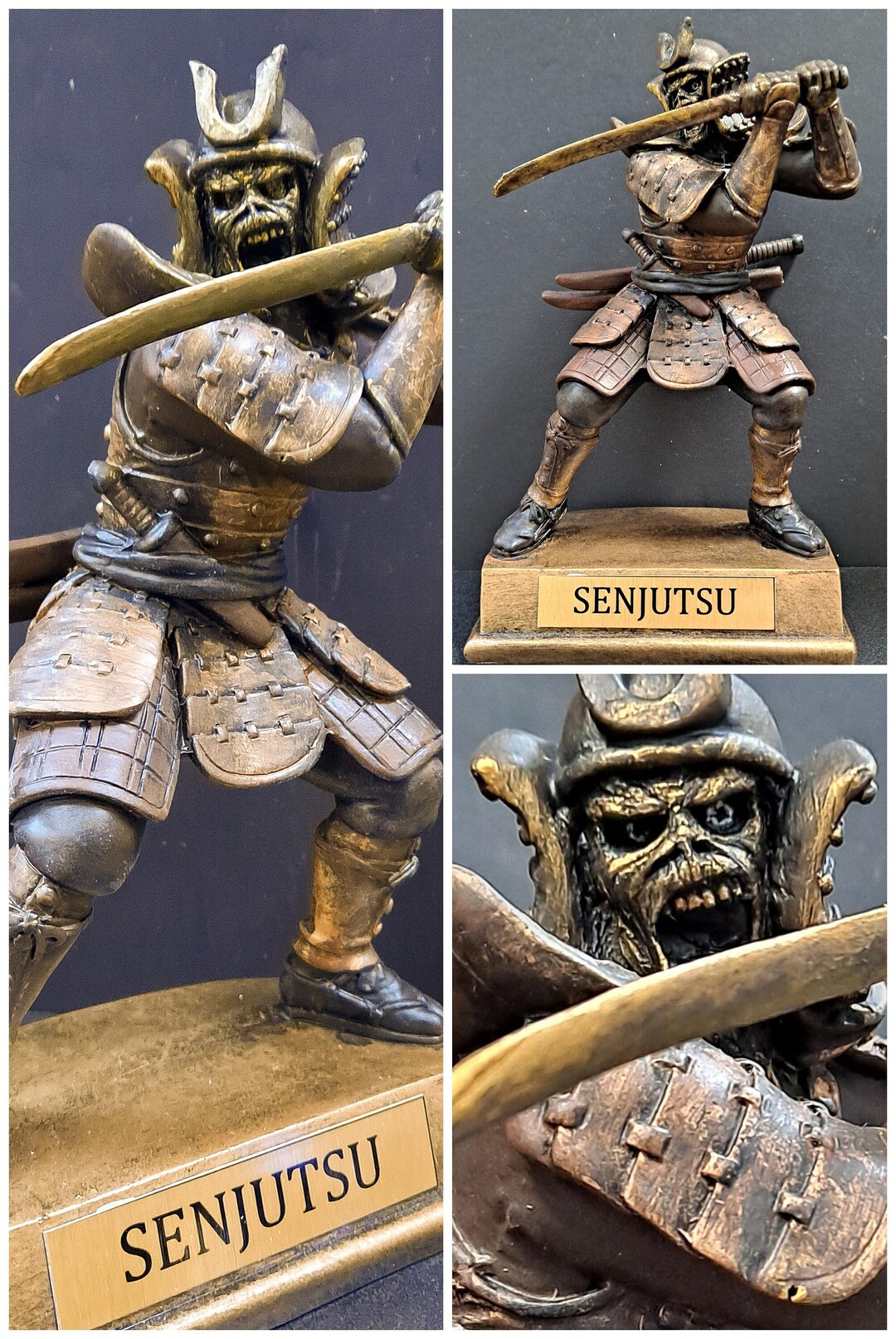 Iron Maiden Inspired Eddie Samurai Warrior Figure Senjutsu. Trooper ...