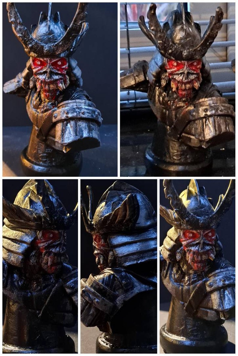 Iron Maiden Eddie Senjutsu Samurai Warrior Figure Bust - Etsy Australia