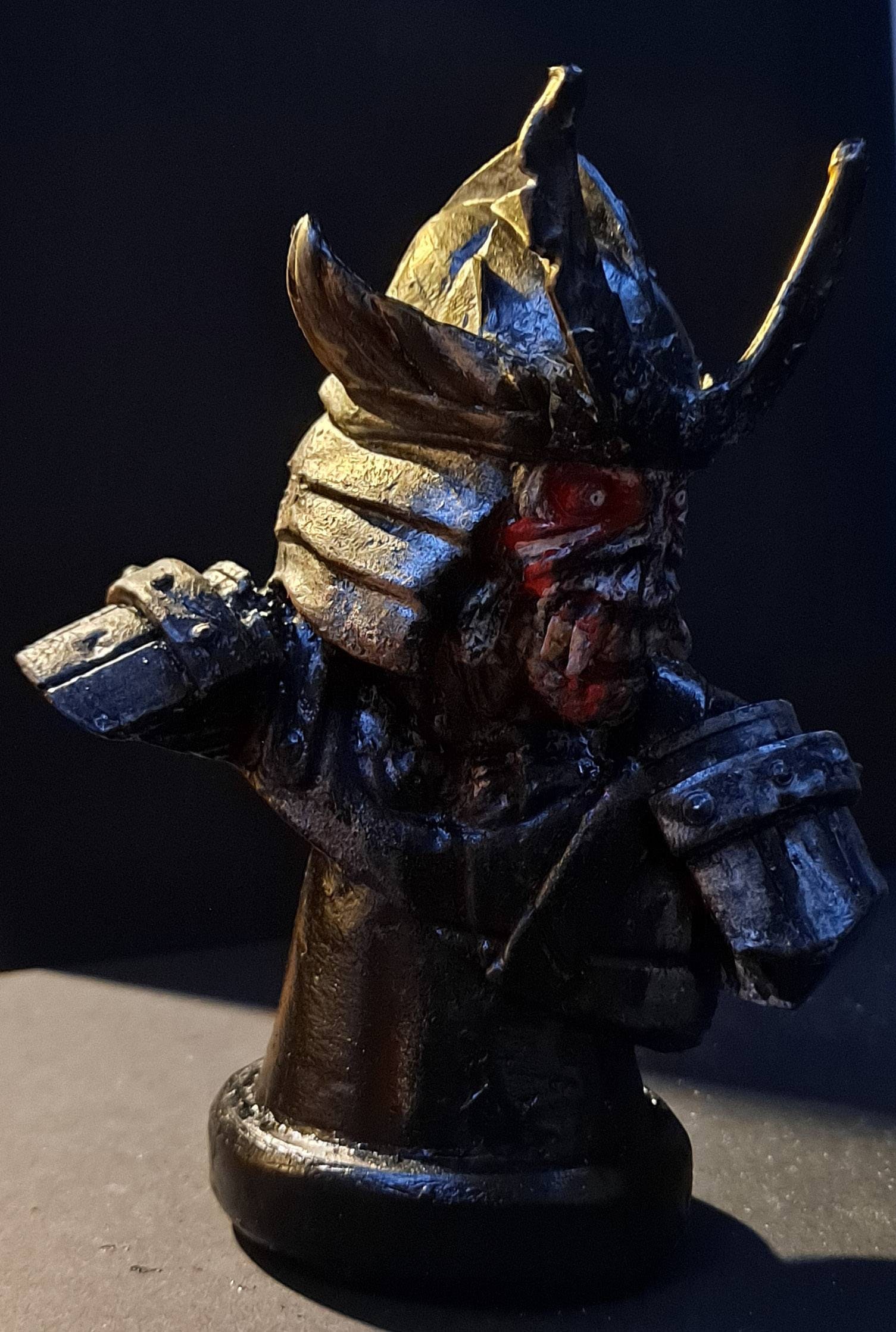 Figurine Iron Maiden Eddie Senjutsu Samurai Warrior Figure Bust Approx ...