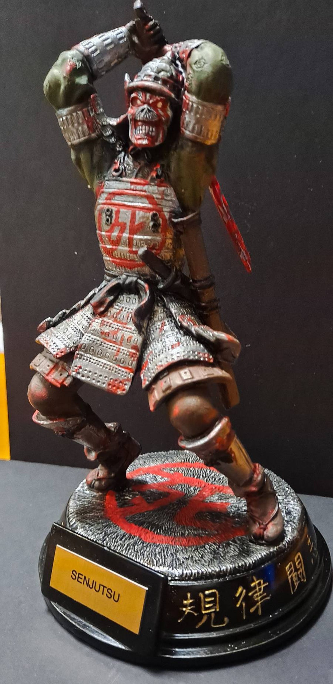 Iron Maiden Figure Senjutsu Eddie Samurai Warrior. Trooper Beer Sun and ...