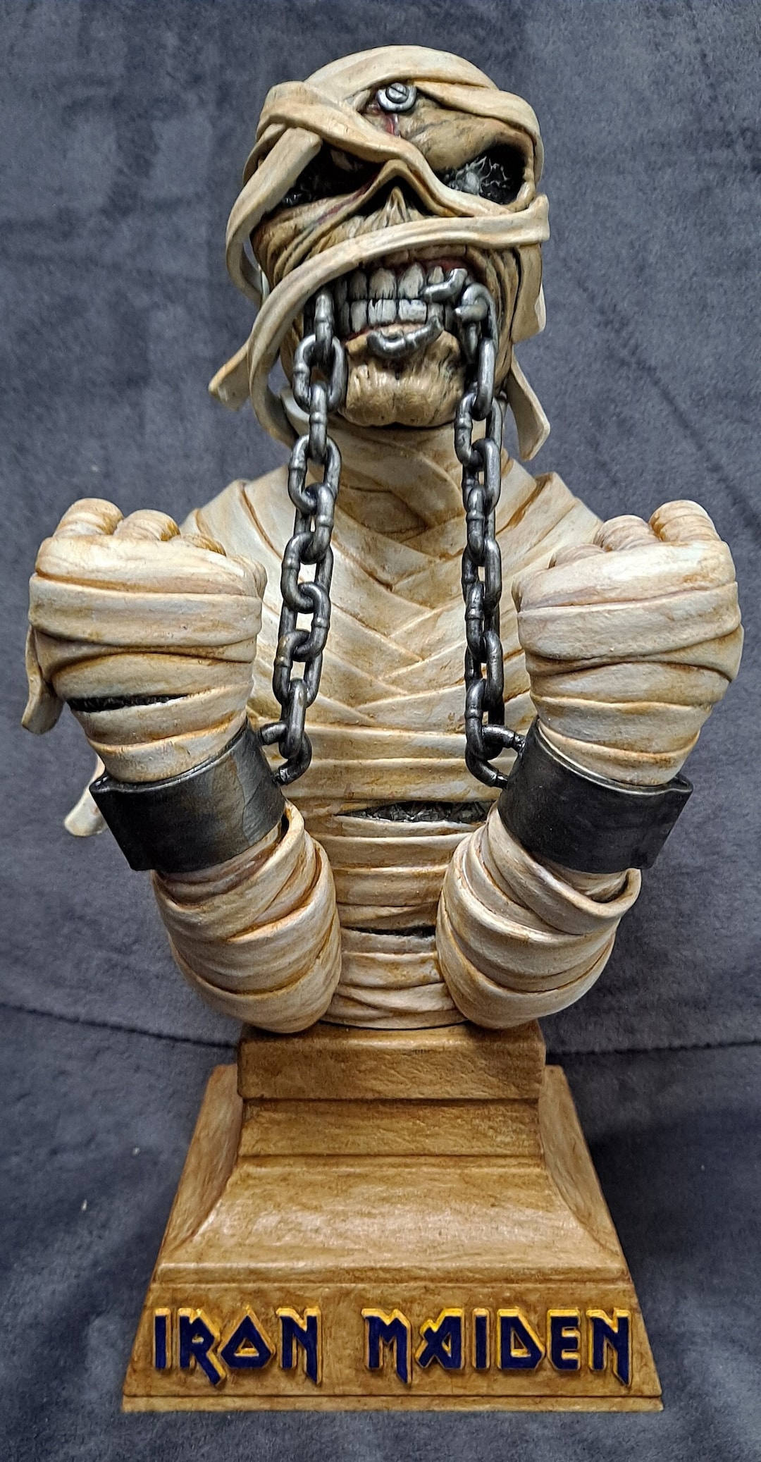 Iron Maiden Custom Eddie World Slavery Tour Figure, Bust, Statue ...