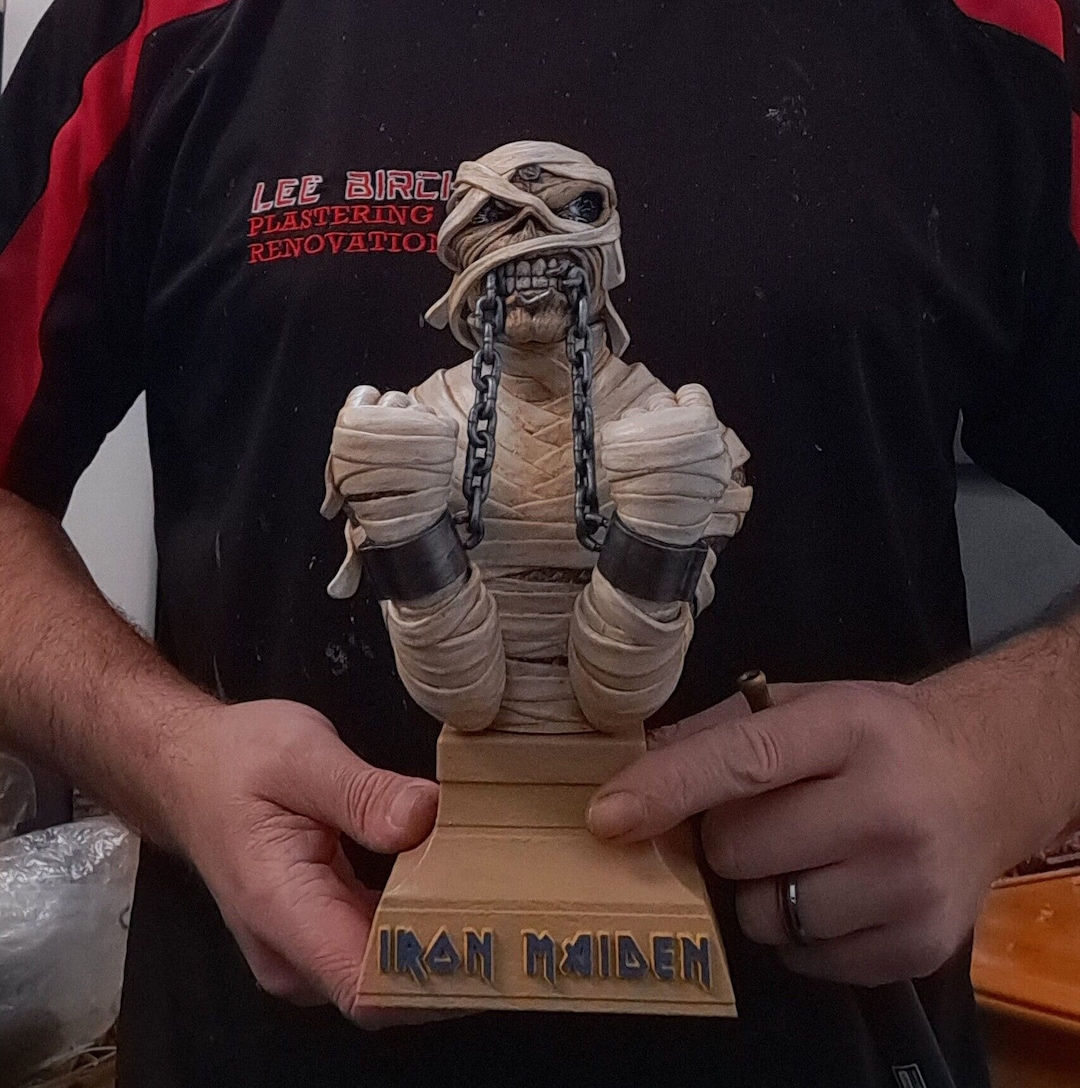 Iron Maiden Custom Eddie World Slavery Tour Figure, Bust, Statue ...