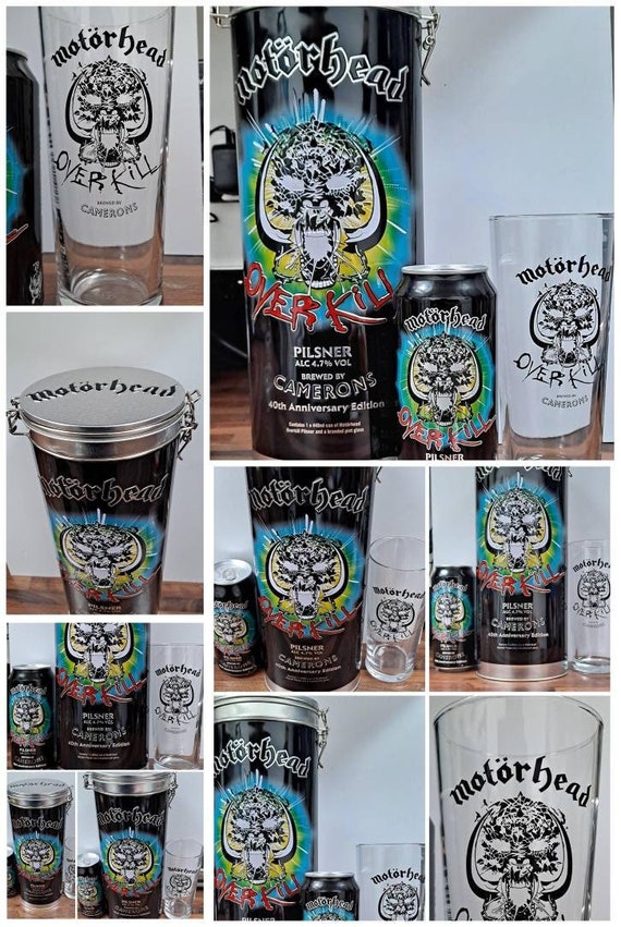 Motorhead Official Overkill Beer 40th Anniversary Limited - Etsy