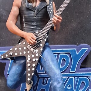 Randy Rhoads Tribute 12 Inch Figure Hand Painted Resin 1/6 Scale ...