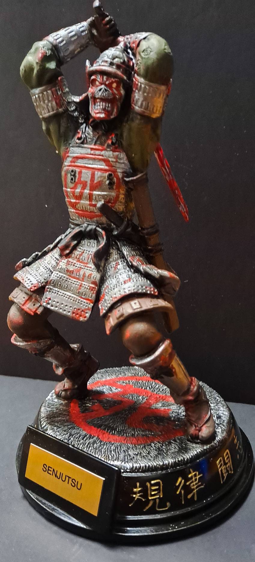 Iron Maiden Figure Senjutsu Eddie Samurai Warrior. Trooper Beer Sun and ...