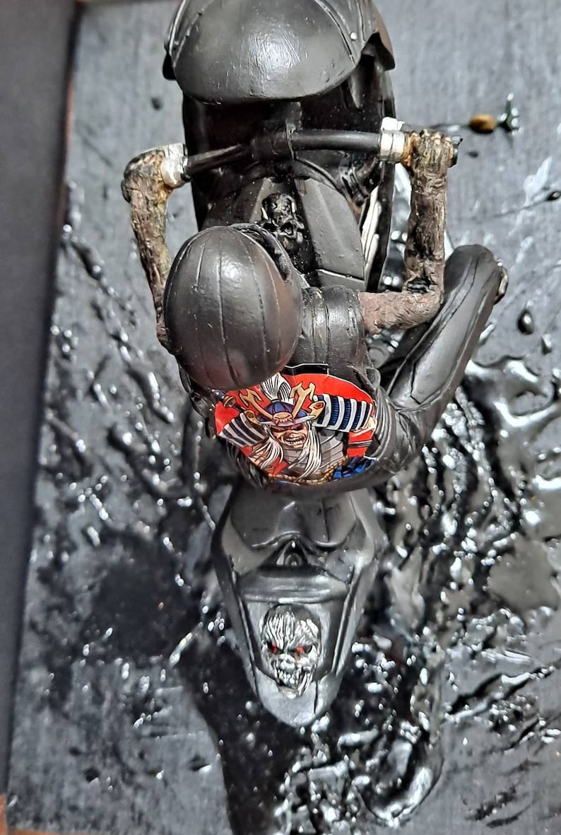 Iron Maiden Eddie Figure Custom Figurine. Peter Hicky Hickman 666 ...