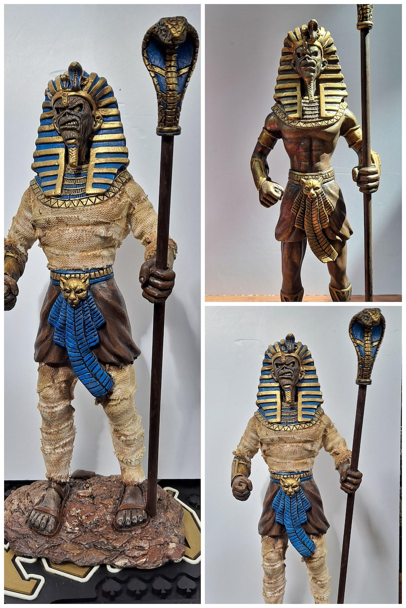 Iron Maiden Eddie Figure Custom Made to Order Powerslave - Etsy