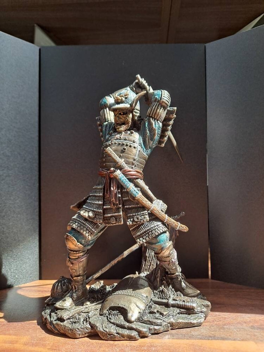 Iron Maiden Eddie Samurai Warrior Figure. Trooper Beer Sun and Steel ...