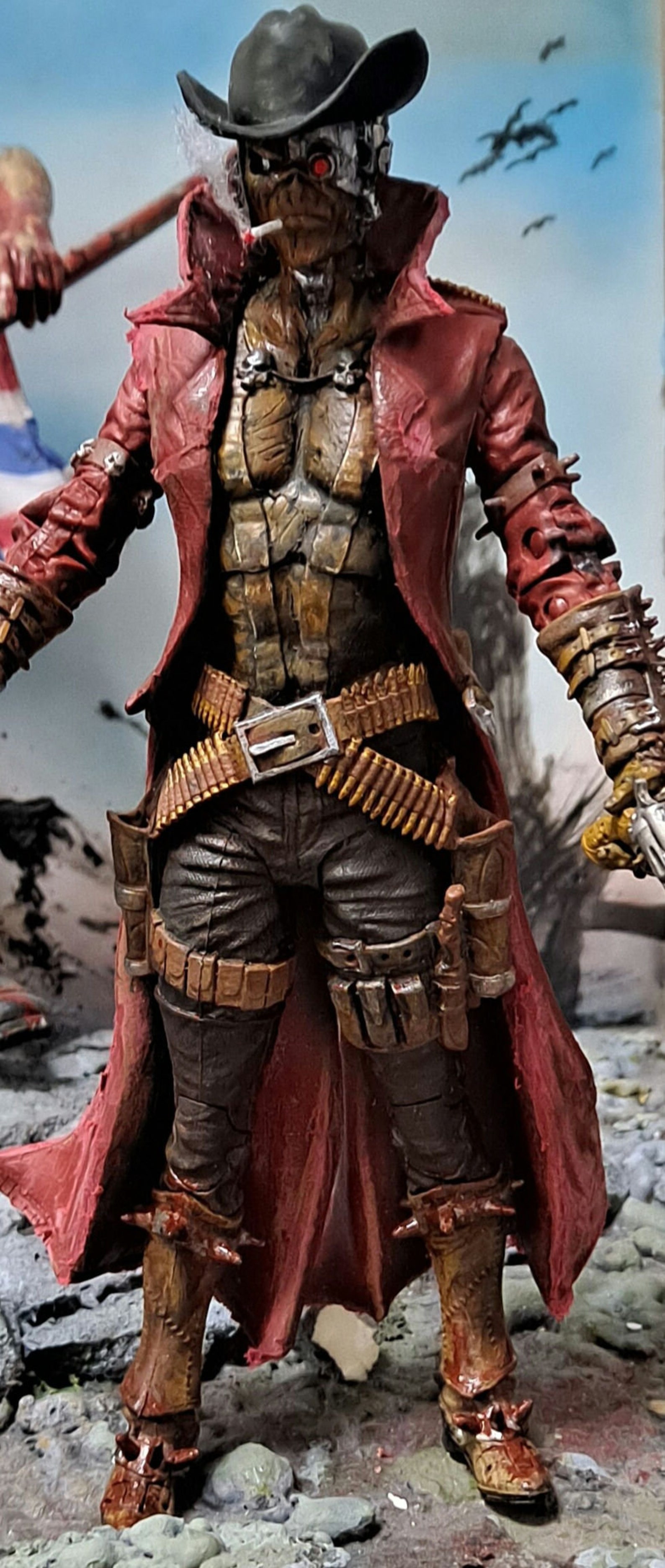 Iron Maiden Custom Eddie FIGURE Stranger Strange Land Inspired 7 ...