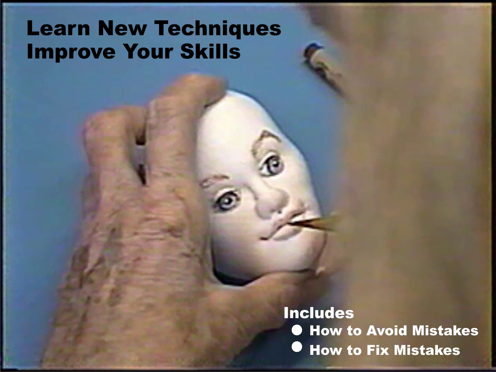 Needle Model a Pretty Face - Cloth Doll Techniques - Video Workshop ...